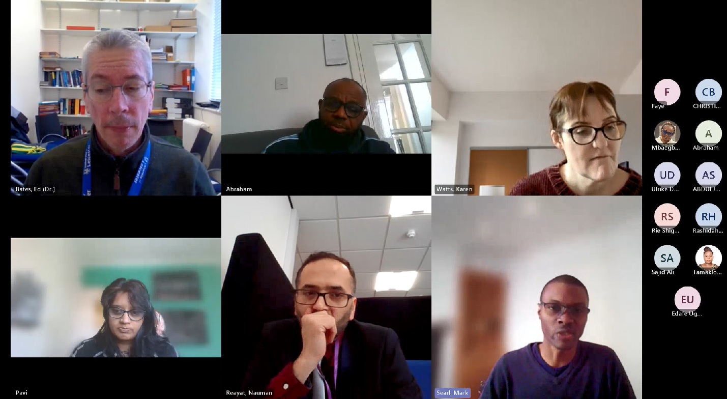 INTERNATIONAL INTERDISCIPLINARY WEEKLY PHD IN PROGRESS SEMINAR SERIES ...